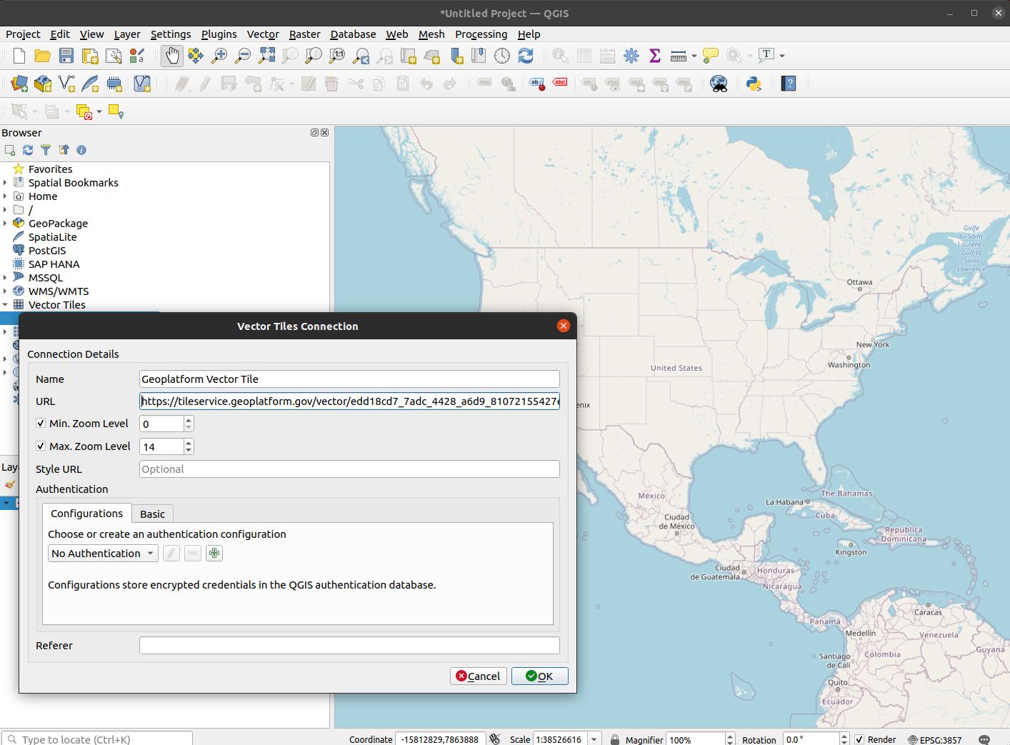 QGIS GeoPlatform Demos