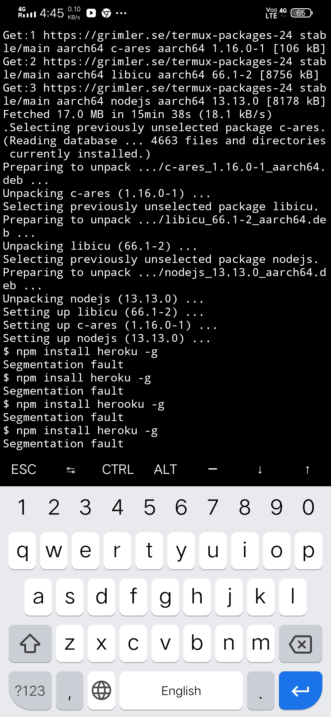 Segmentation fault · Issue #2129 · termux/termux-packages · GitHub