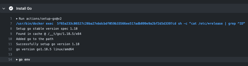 install failure on alpine · Issue #263 · actions/setup-go · GitHub