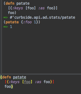 Misleading unused when destructuring a map · Issue #2089 · cursive-ide/cursive · GitHub