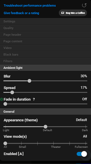 Auto dark mode · Issue #161 · WesselKroos/youtube-ambilight · GitHub