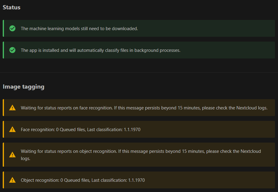 Recognize does not find fils? · Issue #518 · nextcloud/recognize · GitHub