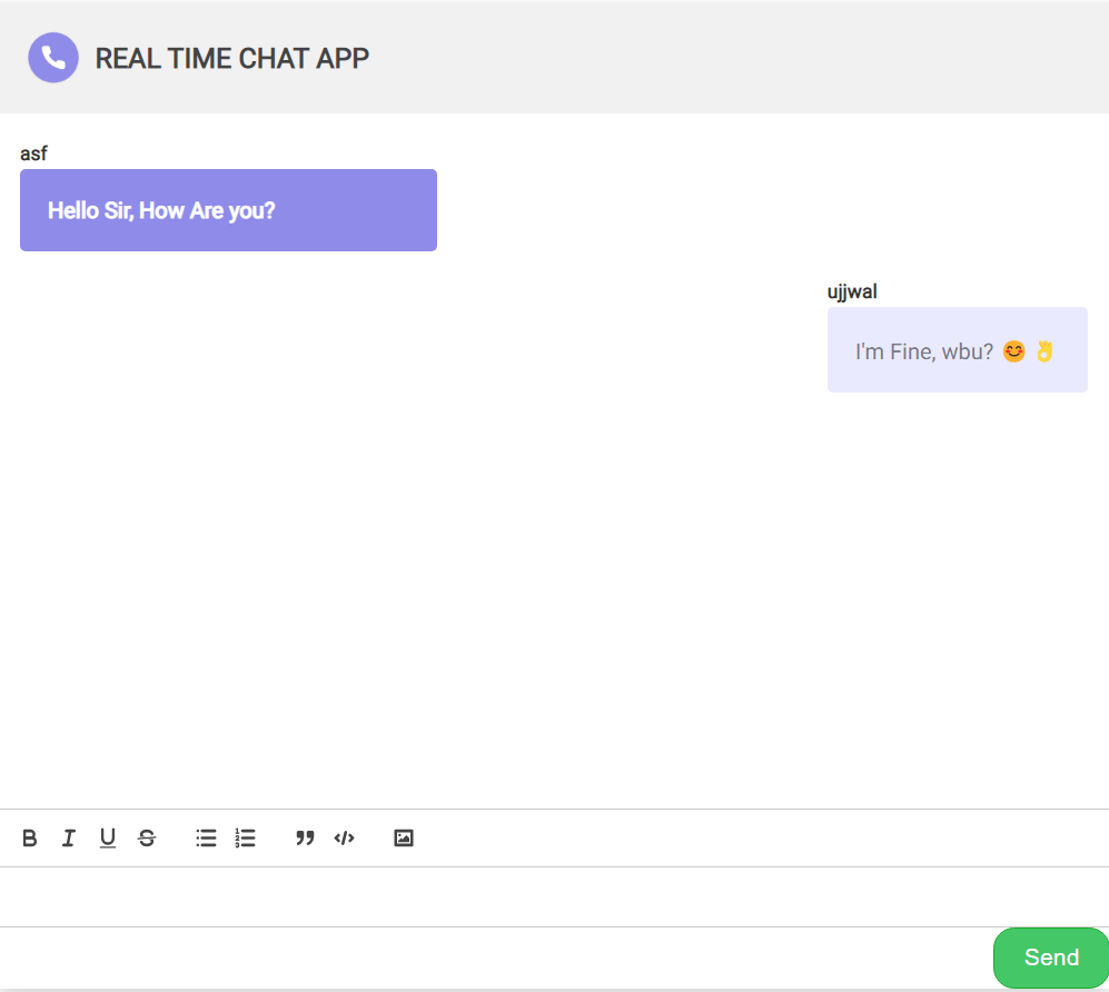 GitHub - RDHex/ChattingApplication: A chat web application where 2 or more users can chat with ...