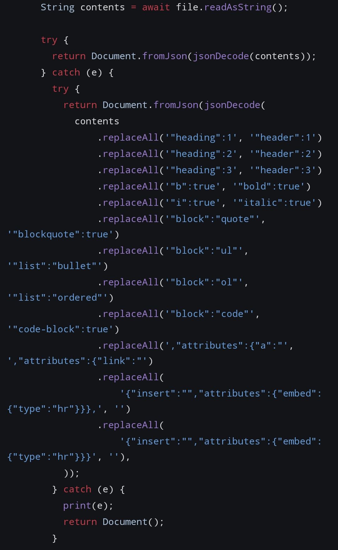 Migration from zefyr, notus, quill_delta · Issue #106 · singerdmx ...