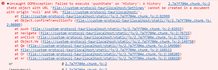 Custom Protocol issue for Windows + History API · Issue #1642 · tauri-apps/tauri · GitHub