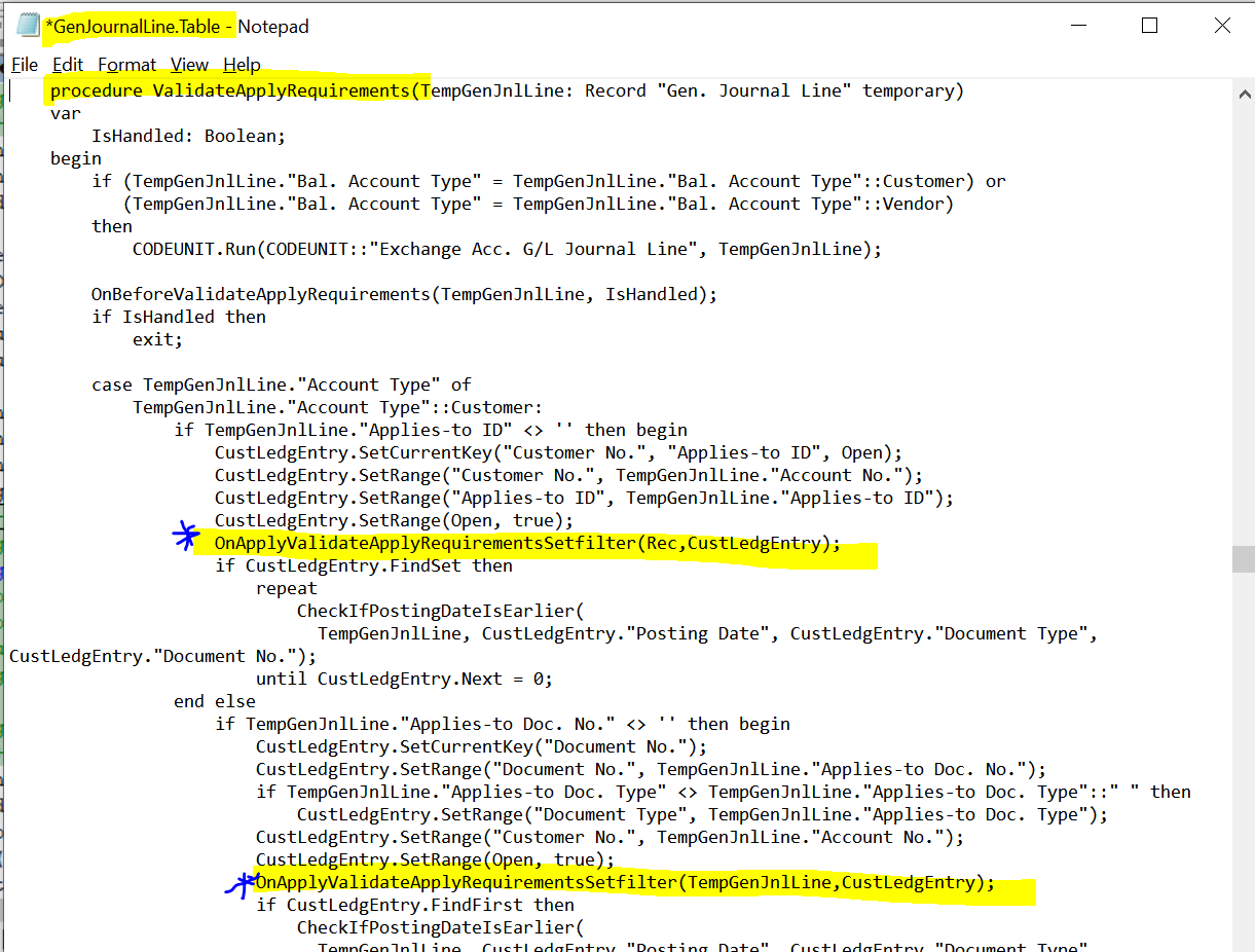 Event Request: Table 81 Gen. Journal Line · Issue #8279 · microsoft/ALAppExtensions · GitHub