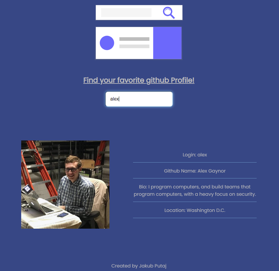 GitHub - Qnosin/React-Github-Finder: Application that helps find ...
