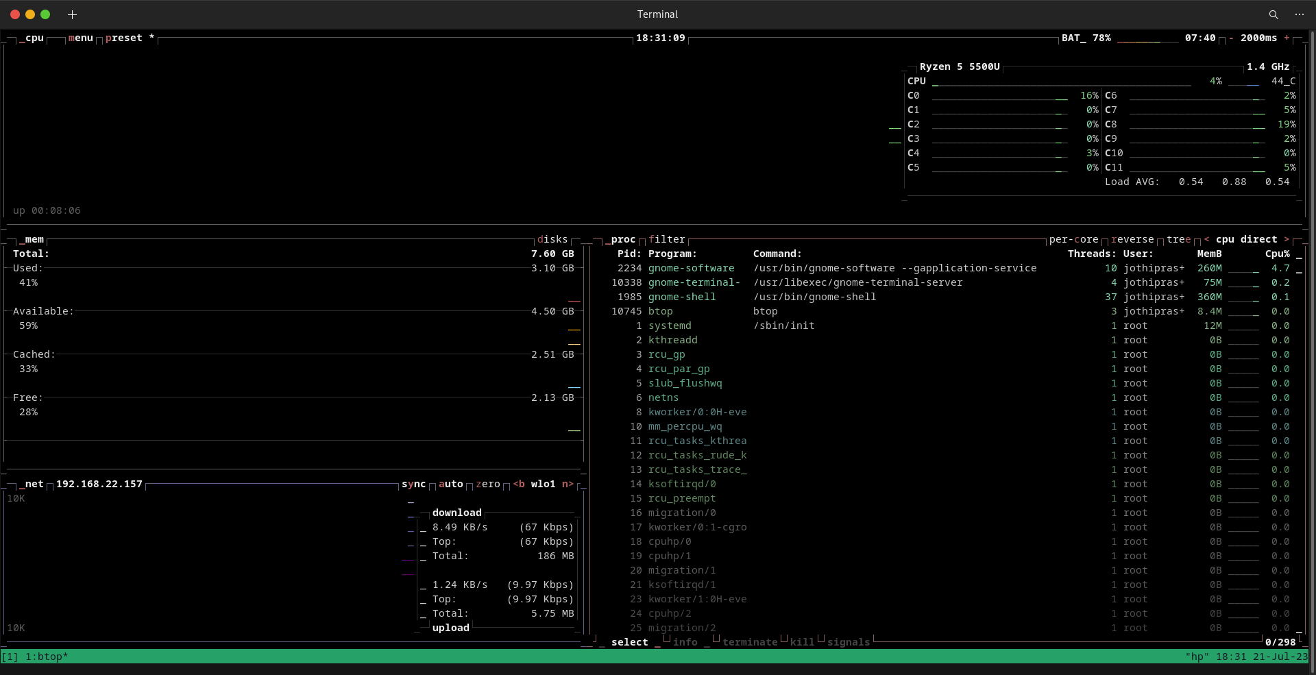 [BUG] celsius and graph symbols not showing in tmux · Issue #580 ...