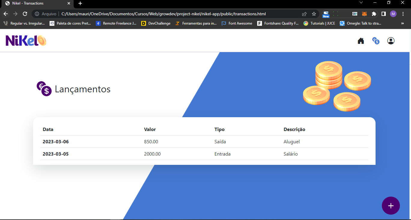 GitHub - MauricioDiasDEV/nikel-app-growdev