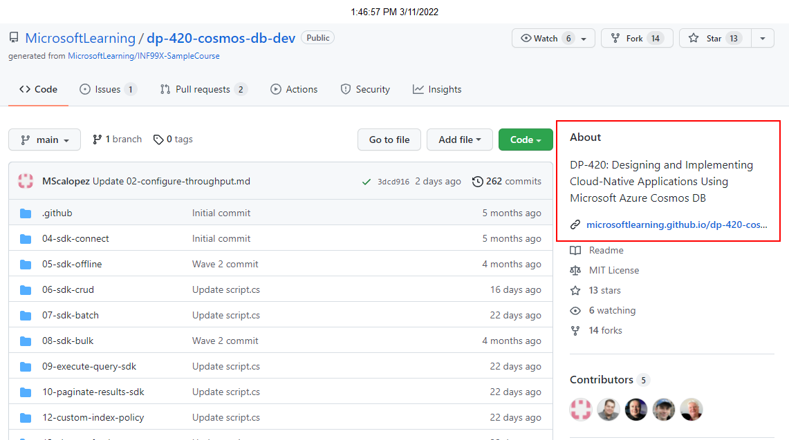 Missing About · Issue #18 · MicrosoftLearning/dp-420-cosmos-db-dev.ja-JP · GitHub