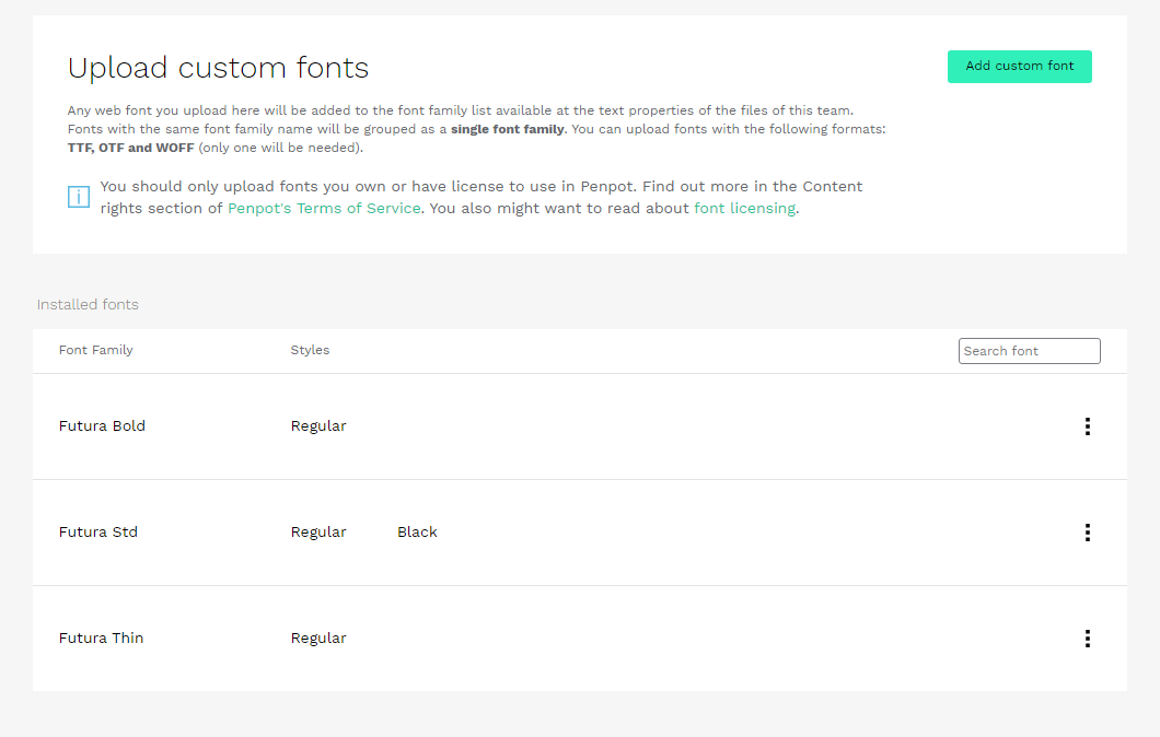 Custom font is failing to load for existing project · Issue #2374 ...