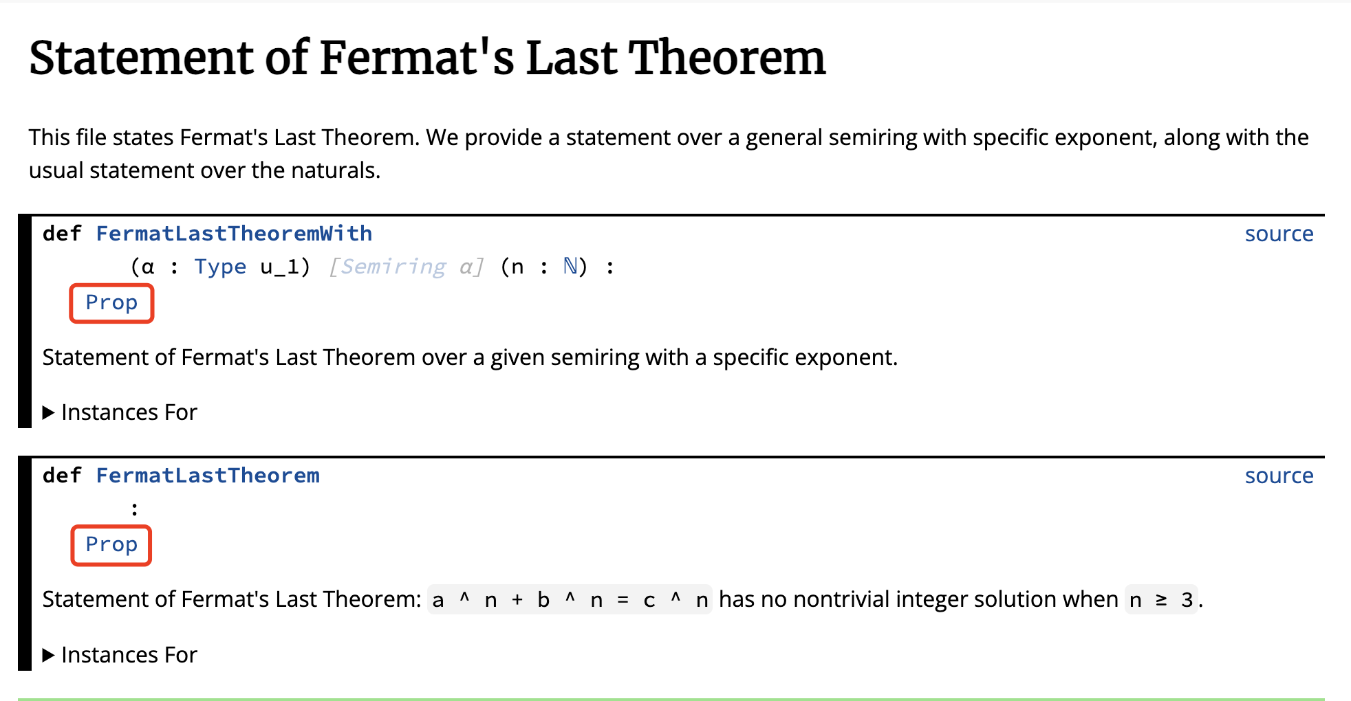 Lean statement not rendered for theorems defined as `def thm : Prop := statement` · Issue #155 ...