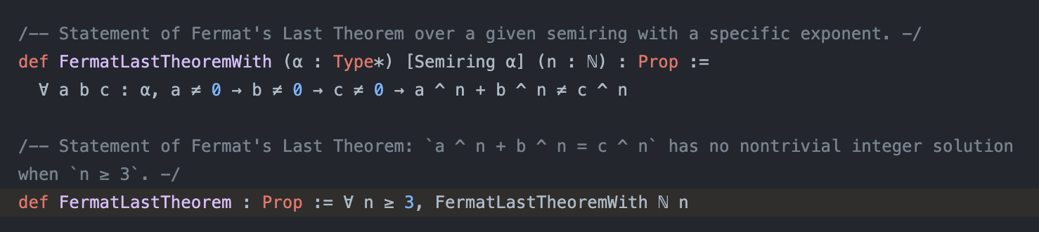 Lean statement not rendered for theorems defined as `def thm : Prop := statement` · Issue #155 ...