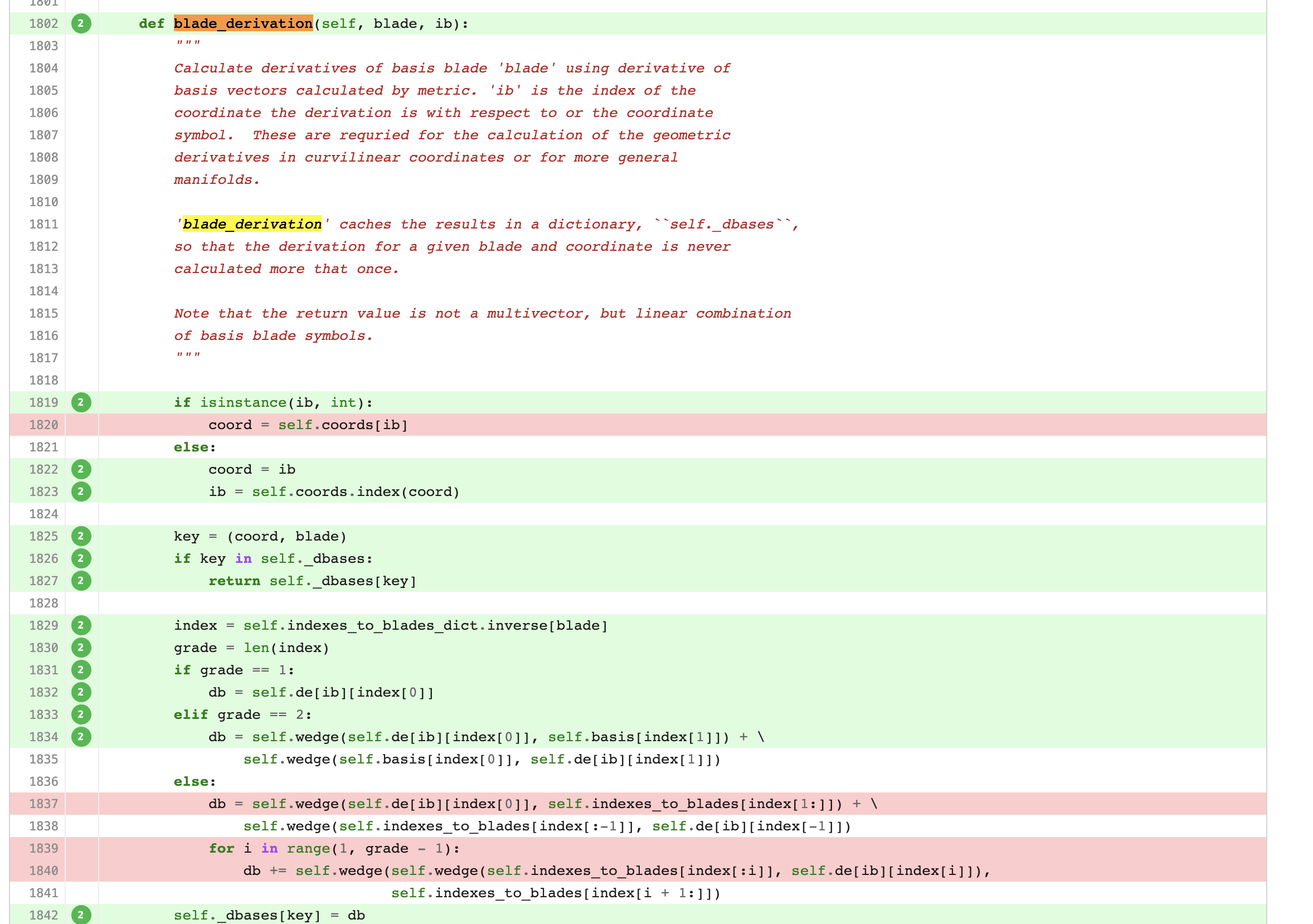 Cover blade_derivation for grade > 2 · Issue #282 · pygae/galgebra · GitHub