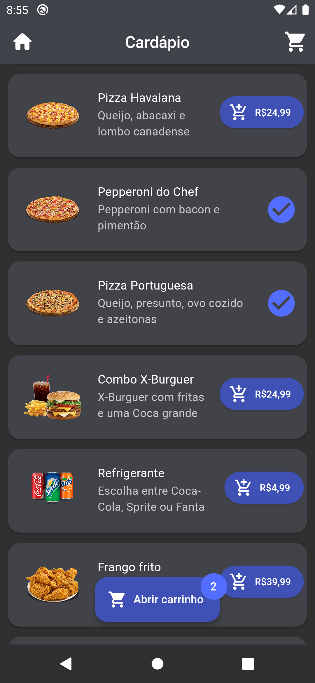 GitHub - tavinhossaur/tavinho-s-restaurant: A simple app for implementing a restaurant menu ...