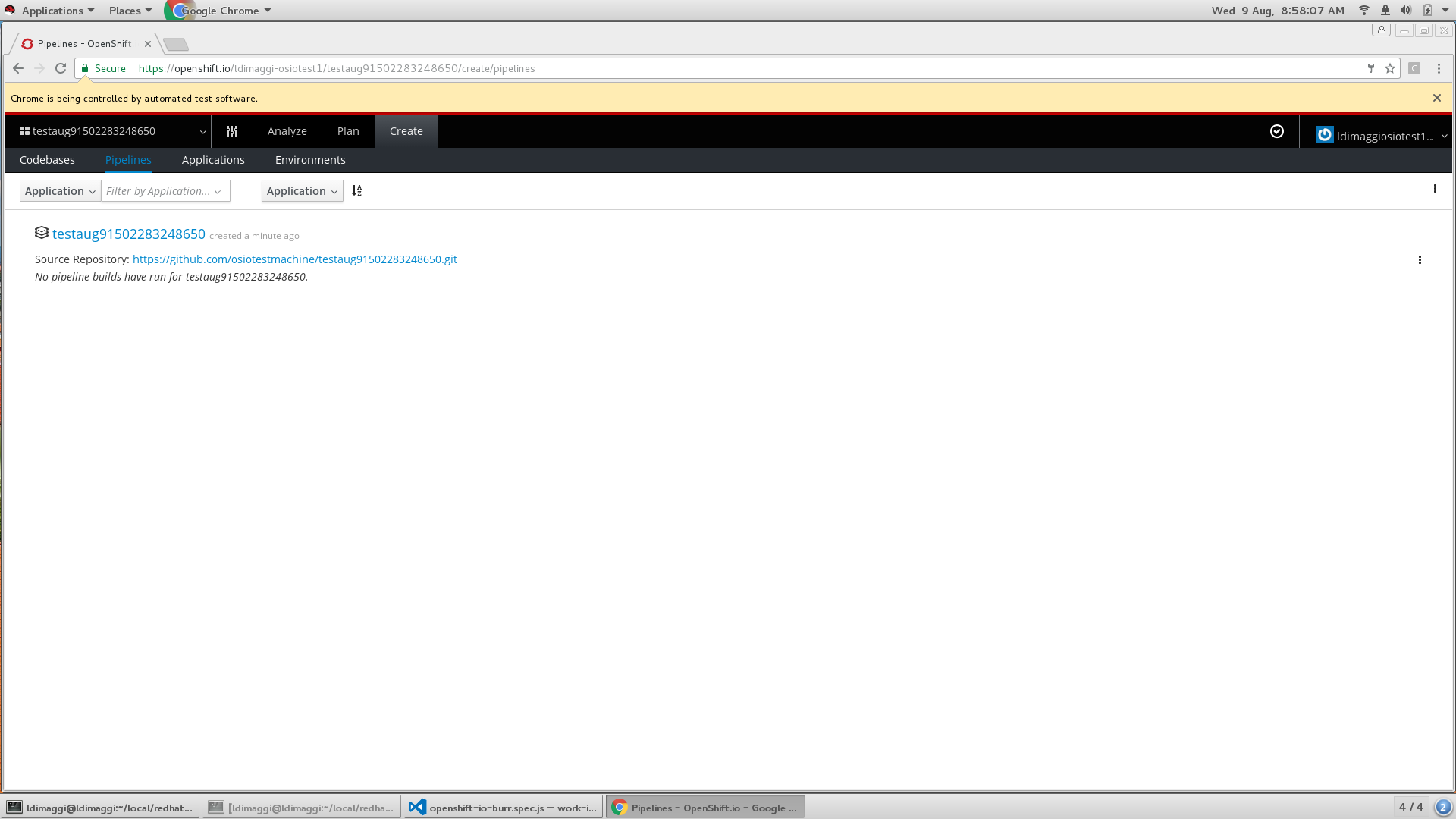 Intermittent issue - Pipeline is not created when a new quickstart project is created · Issue ...