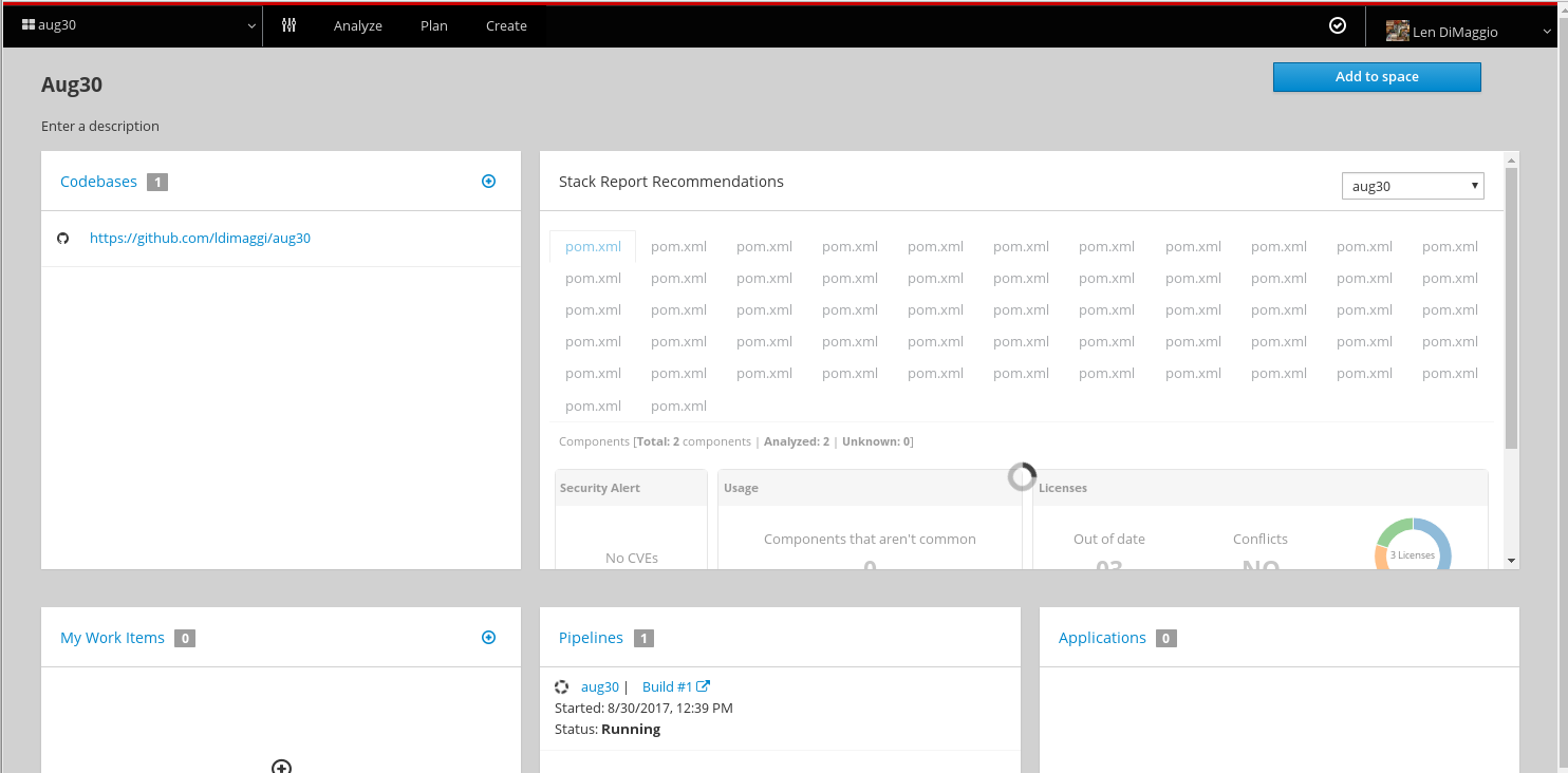 Issue with Stack Report Recommendations and Pipelines · Issue #714 · openshiftio/openshift.io ...