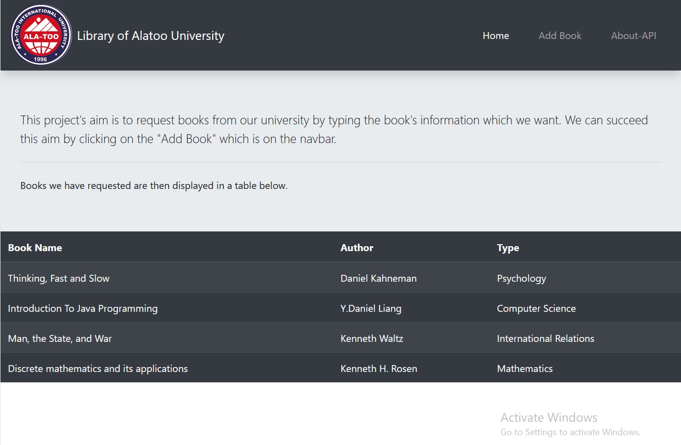 GitHub - AselEsra/Alatoo-Books