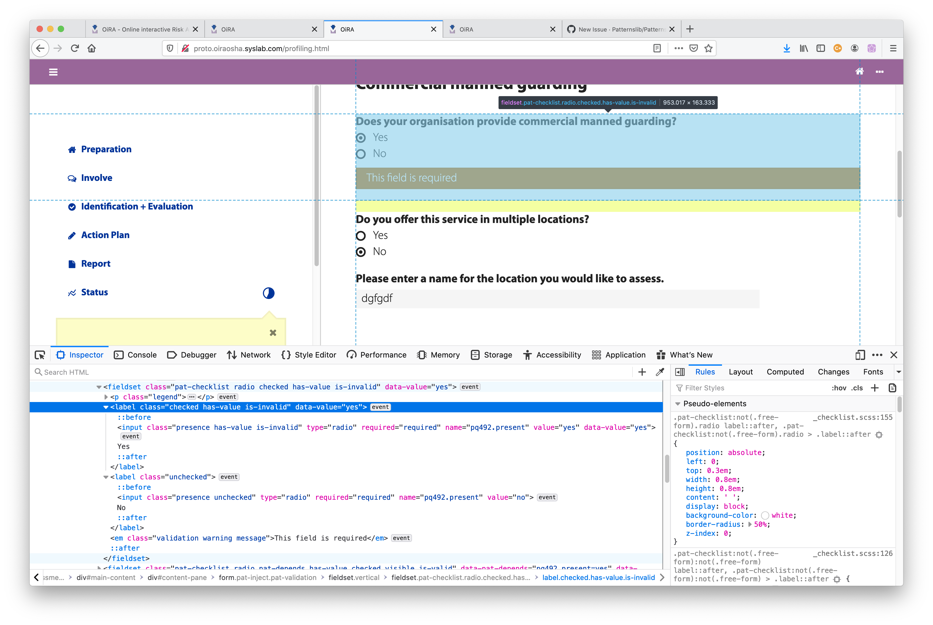 pat-validation broken with radio inputs · Issue #744 · Patternslib/Patterns · GitHub