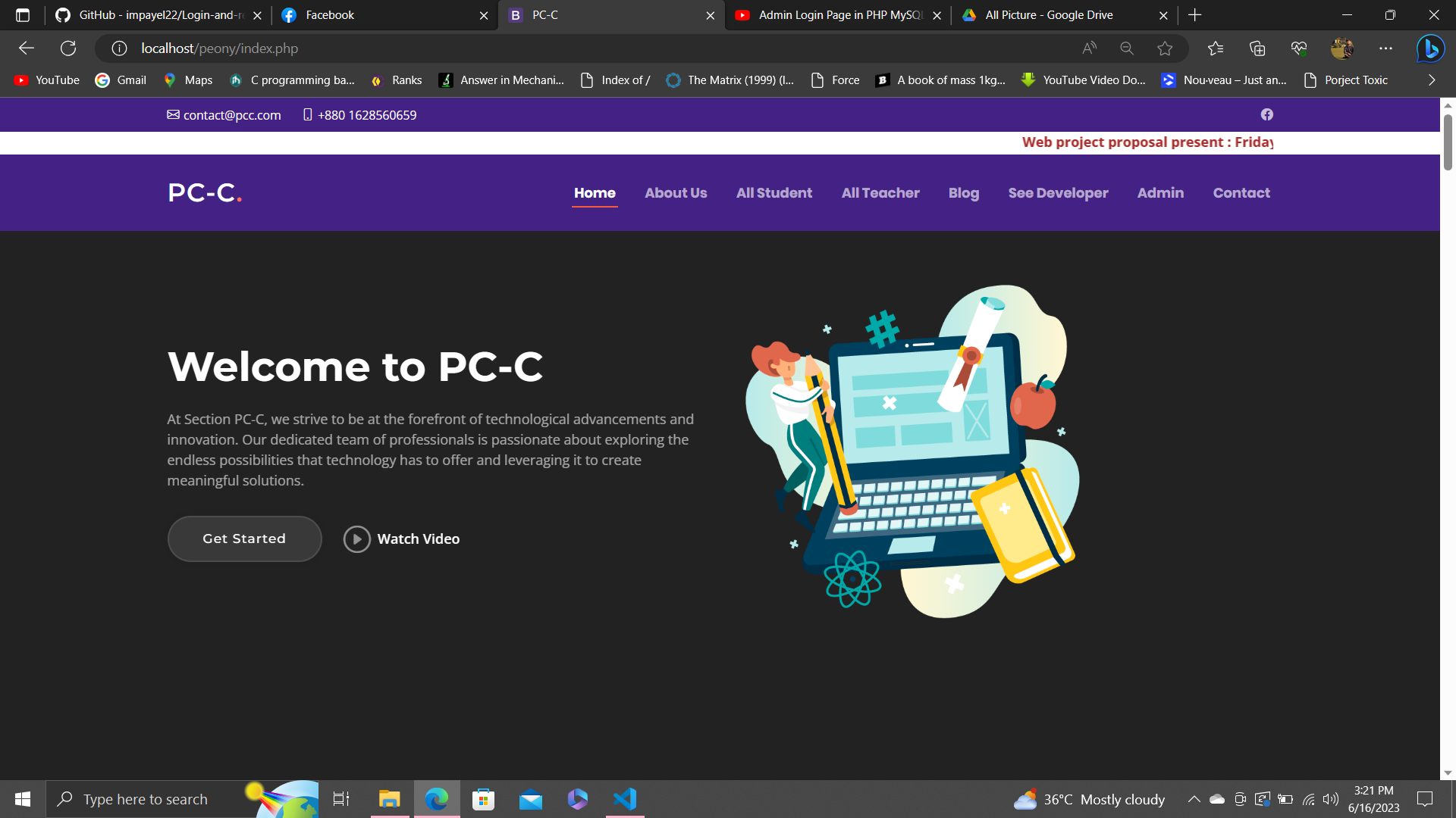 GitHub - asrafulsharker/Web-Engineering-Project-Section-Management-System: Section Class ...