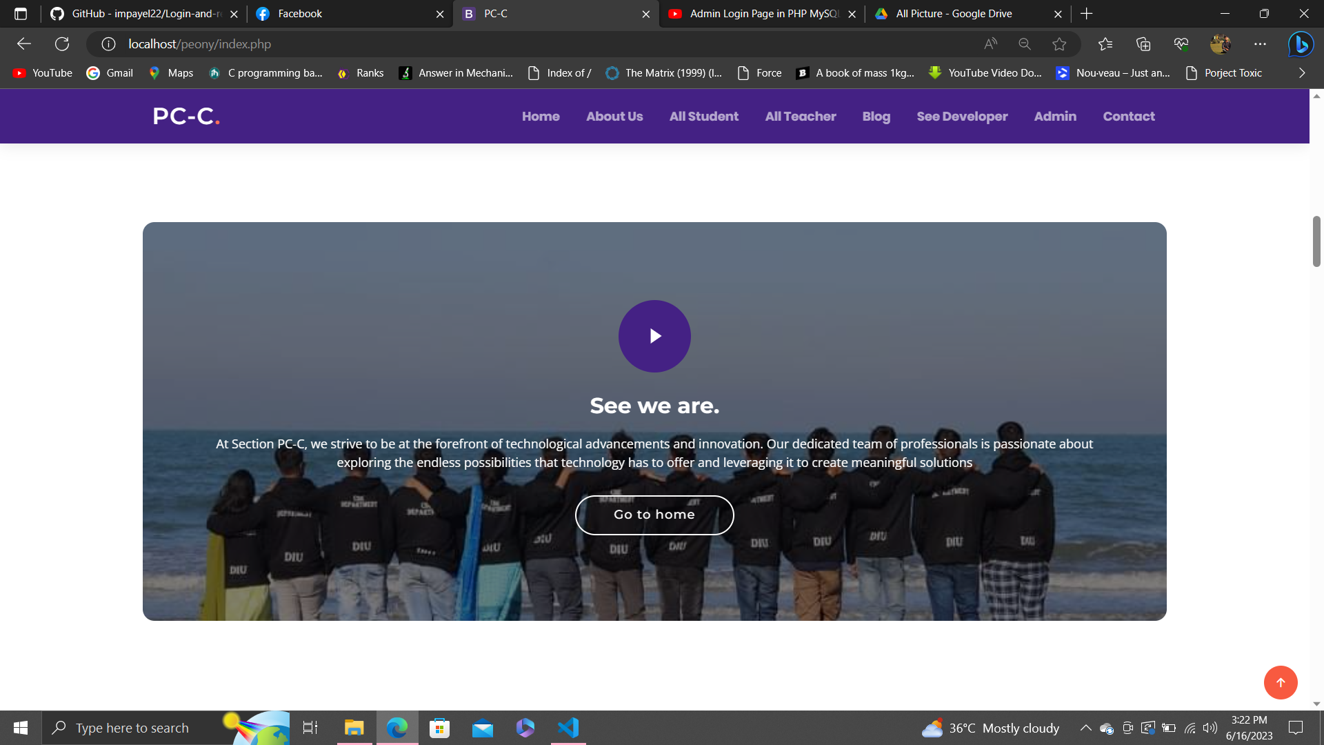GitHub - asrafulsharker/Web-Engineering-Project-Section-Management-System: Section Class ...