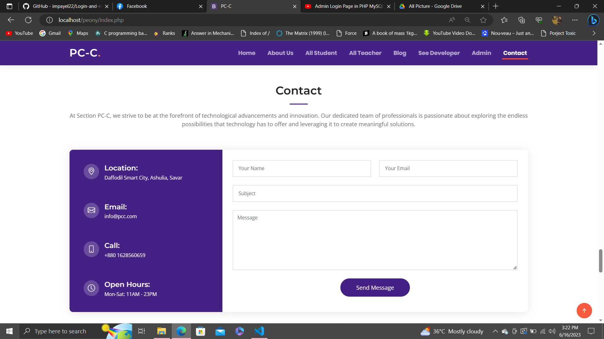 GitHub - asrafulsharker/Web-Engineering-Project-Section-Management-System: Section Class ...