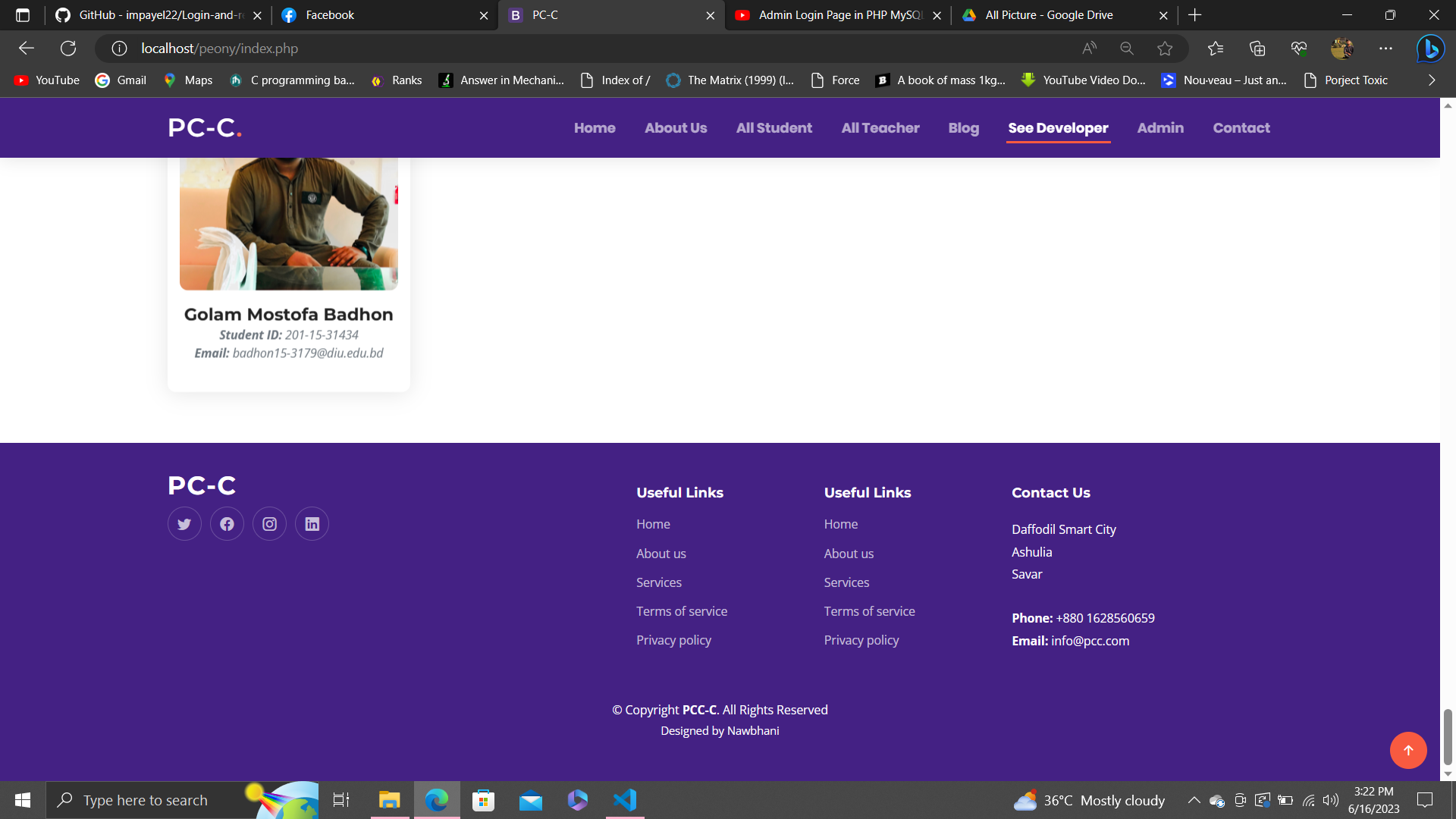 GitHub - asrafulsharker/Web-Engineering-Project-Section-Management-System: Section Class ...
