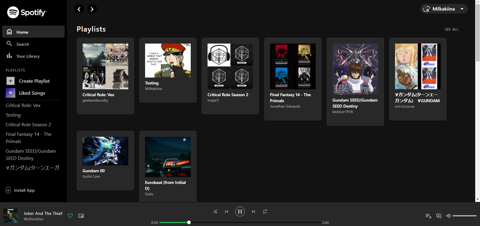 Github Emirshnspotify Clone Spotify Main Page Clone With Tailwindcss And Vuejs And Vuex