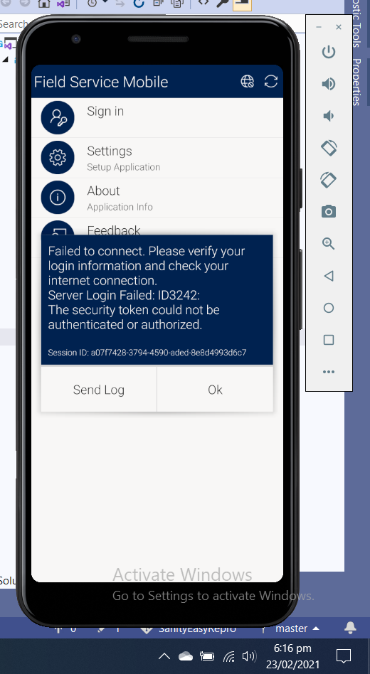 Unable to Login FSM(CRM D365) app using Appium · Issue #15130 · appium ...