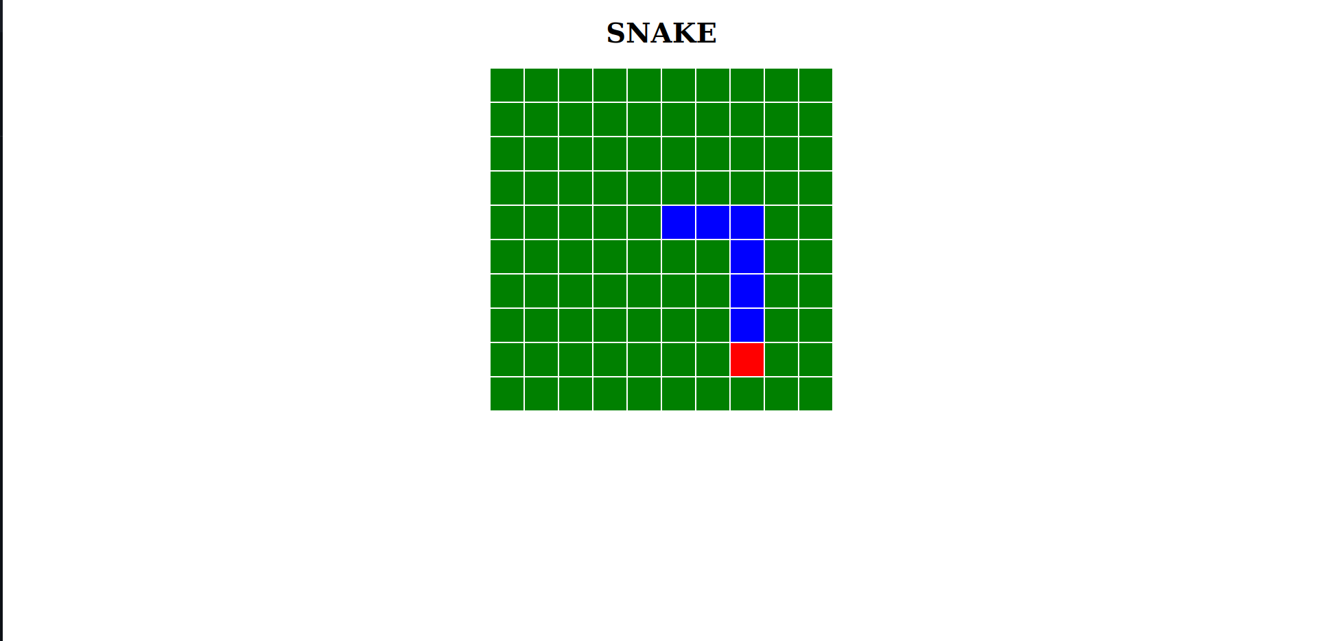 GitHub - matanp06/snake-game: My version of the well known "snake ...