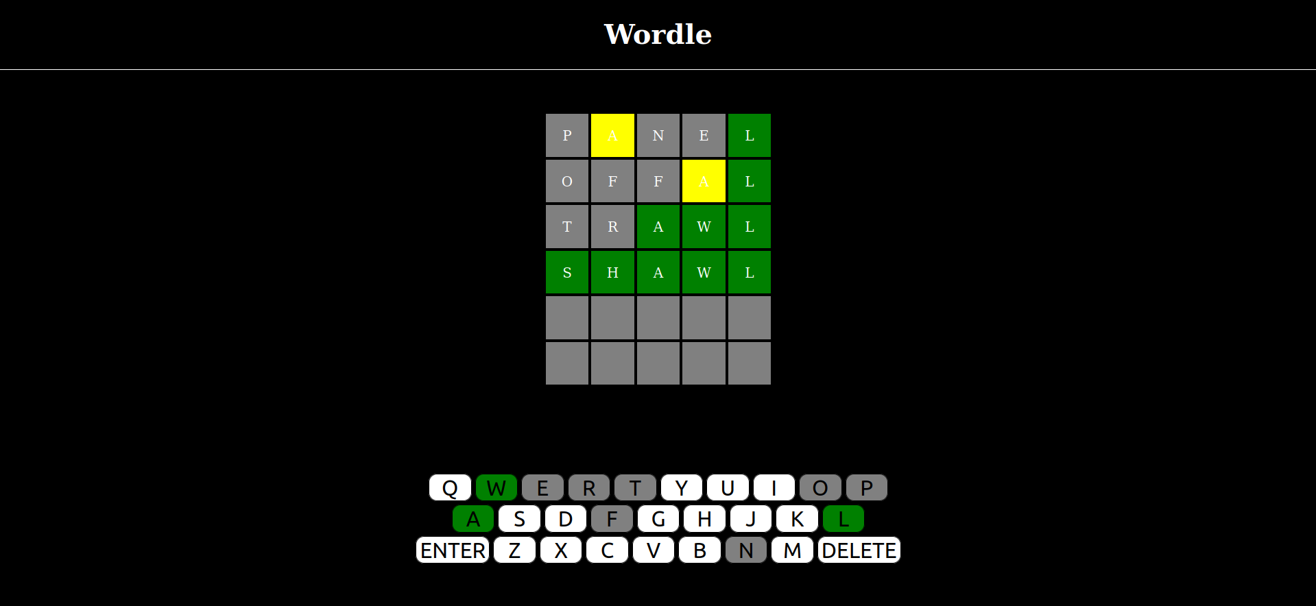 GitHub - matanp06/wordle: A game of words, inspired by The New York ...