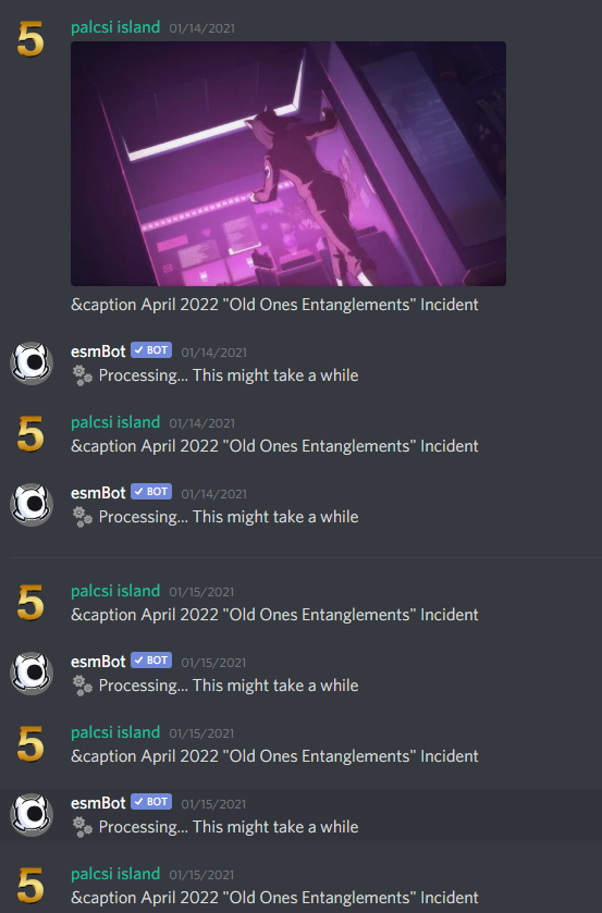 esmBot doesn't execute image/gif manipulation commands (&motivate, &caption...) properly · Issue ...