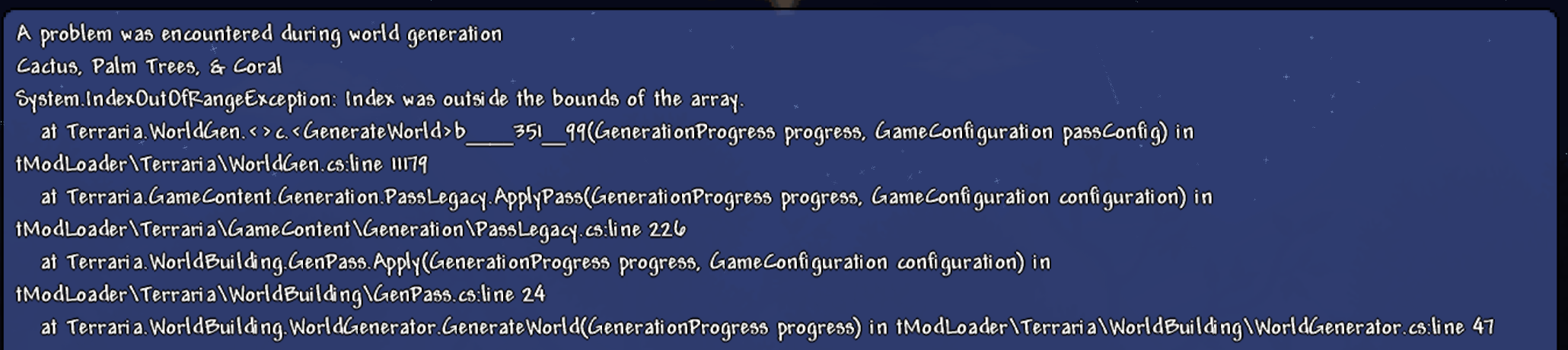 [1.4] Vanilla World Gen Tasks are possible to error due to placing tiles outside the world ...