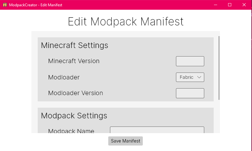 GitHub - MillzyDev/ModpackCreator: Programme that allows you to create ...