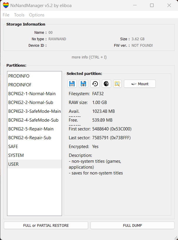 Explore partition blank screen on USER partition of a resized emuMMC · Issue #119 · eliboa ...