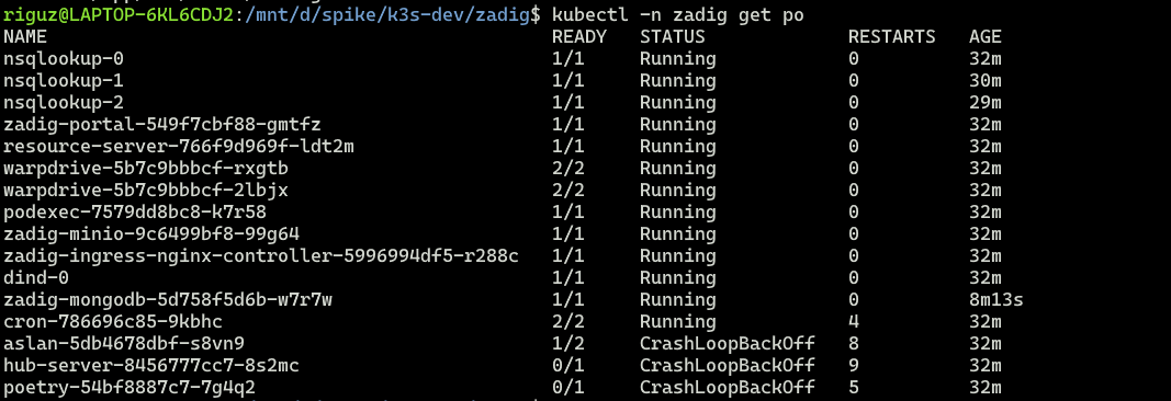 Failed to install zadig in k3s: connect to mongodb failed · Issue #472 · koderover/zadig · GitHub