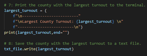 GitHub - melisavacca/Election_Analysis: Assisted a Colorado board of ...