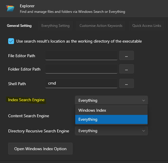 Unable to search files other than hard disk, such as SD card, network ...