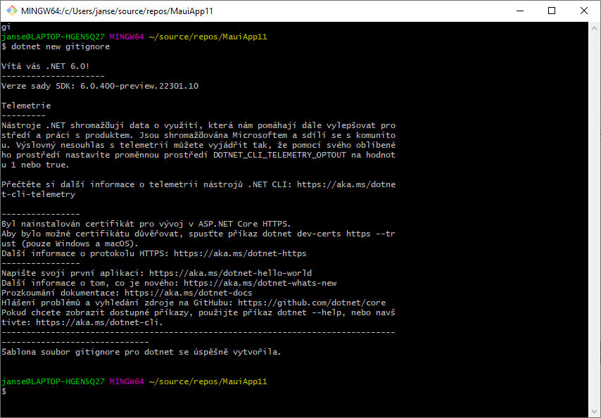 Dotnet New Gitignore Installs Certificate · Issue 4912 · Dotnettemplating · Github