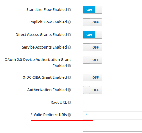 Subdomain wildcard in client valid redirect uri · Issue #8929 · keycloak/keycloak · GitHub