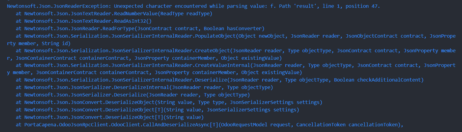 Failed login handling issue · Issue #81 · Intechnity-com/OdooJsonRpcClient · GitHub