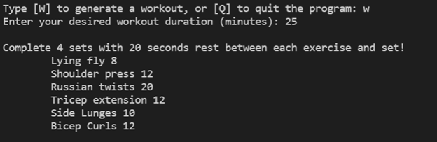 GitHub - ijr12345/WorkoutLog: A Python terminal-based program that ...