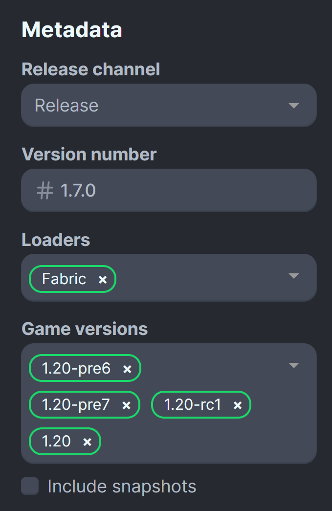 Adding the 1.20.1-rc1 tag removes the 1.20 version from the list of visible versions · Issue ...