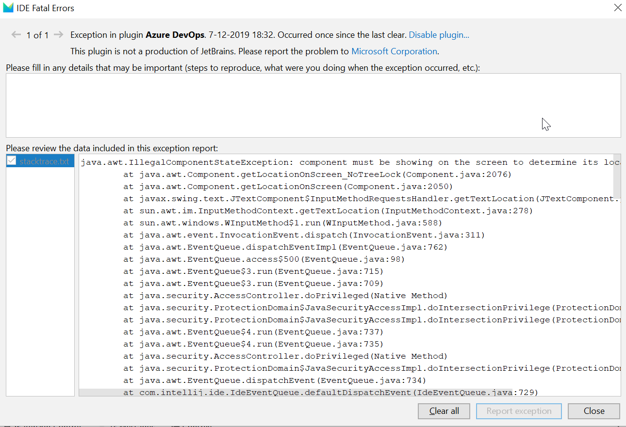 IllegalComponentStateException in JetBrains MPS when trying to make a screenshot · Issue #271 ...