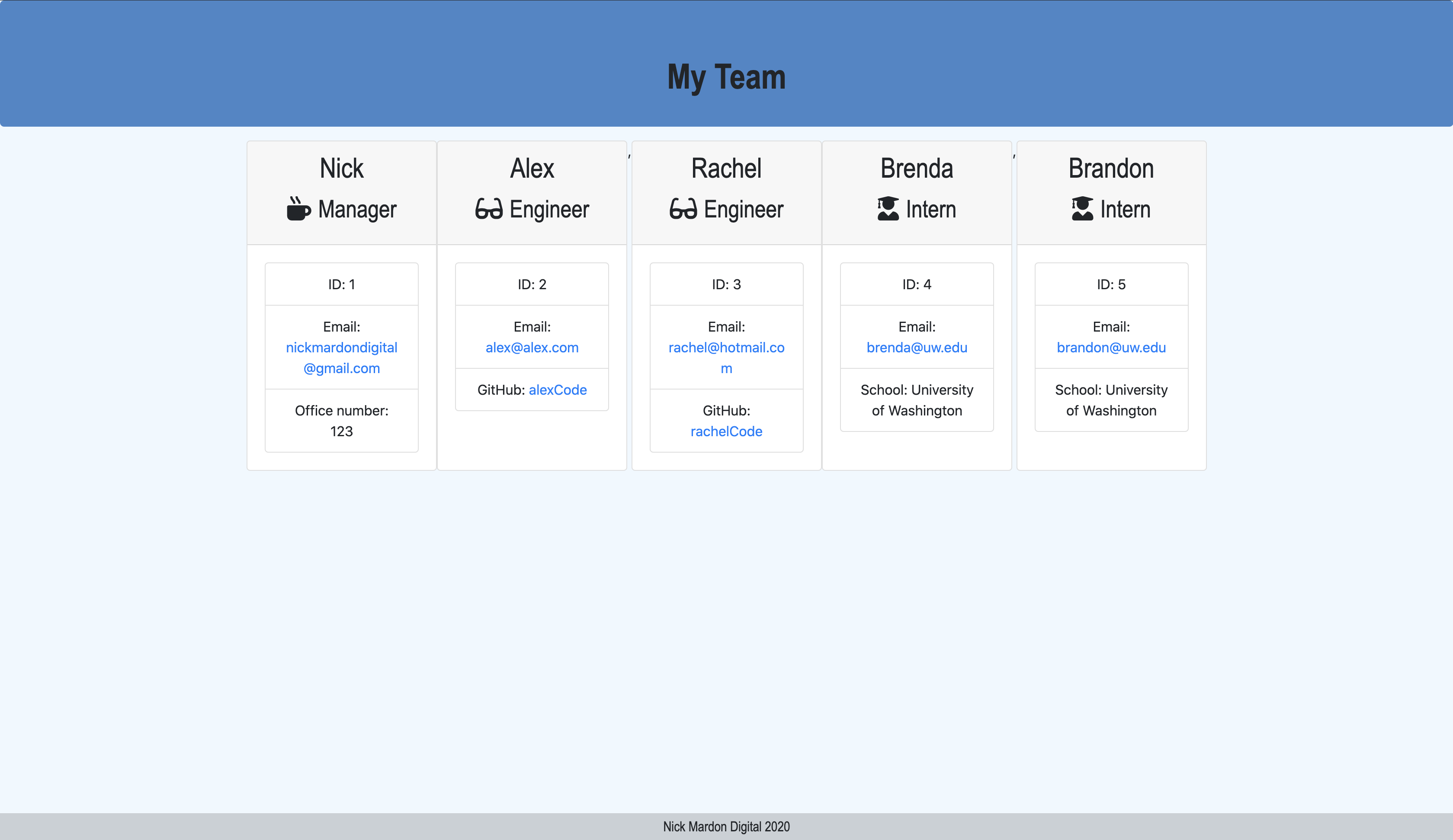 GitHub - NickMardon/Employee-Profile-Template-Generator