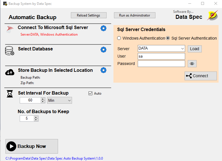 GitHub - gajendhir/dsBackup: Backup Utility for Sql Server