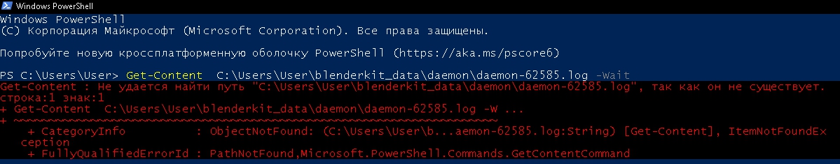 ERROR: Cannot search, daemon is not accessible · Issue #521 · BlenderKit/BlenderKit · GitHub