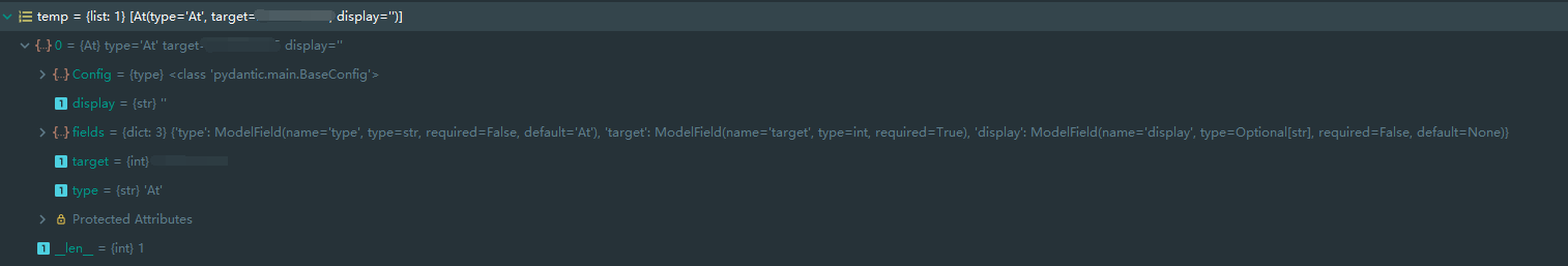 当使用message.get(At)时无法返回At元素中被At人的昵称(即被At人的display) · Issue #120 · GraiaProject/Application · GitHub
