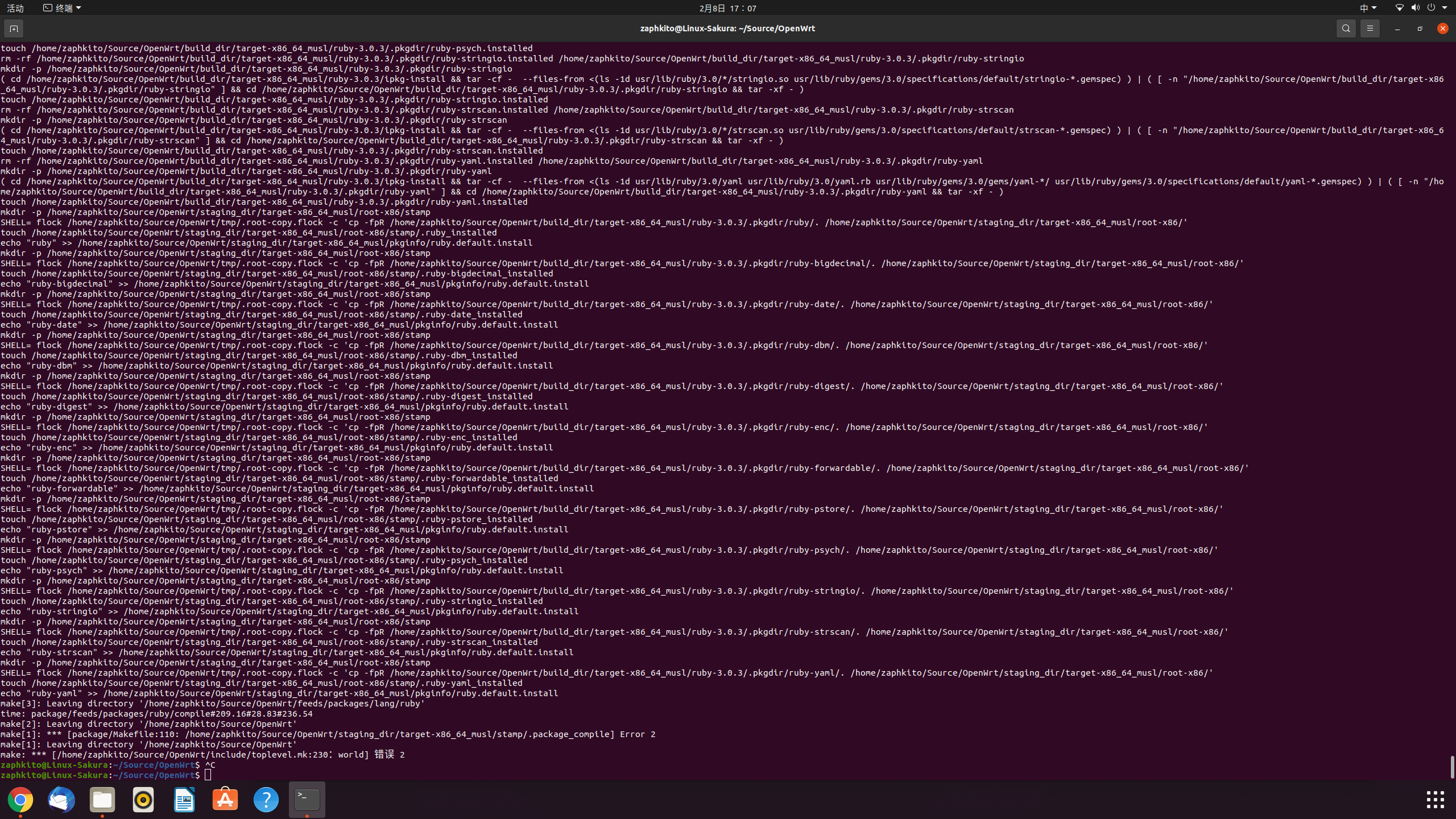 2月8日源码更新后无法编译 · Issue #8837 · coolsnowwolf/lede · GitHub