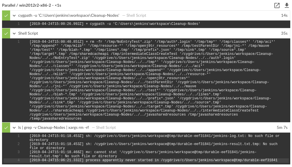 Windows PR build failures: Unable to delete workspace · Issue #5600 · eclipse-openj9/openj9 · GitHub